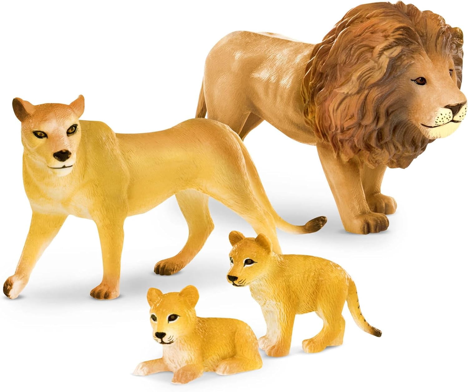 Terra by Battat – 4 Pieces Cheetah Family – 1 – 4-Inch Plastic Cheetah ...