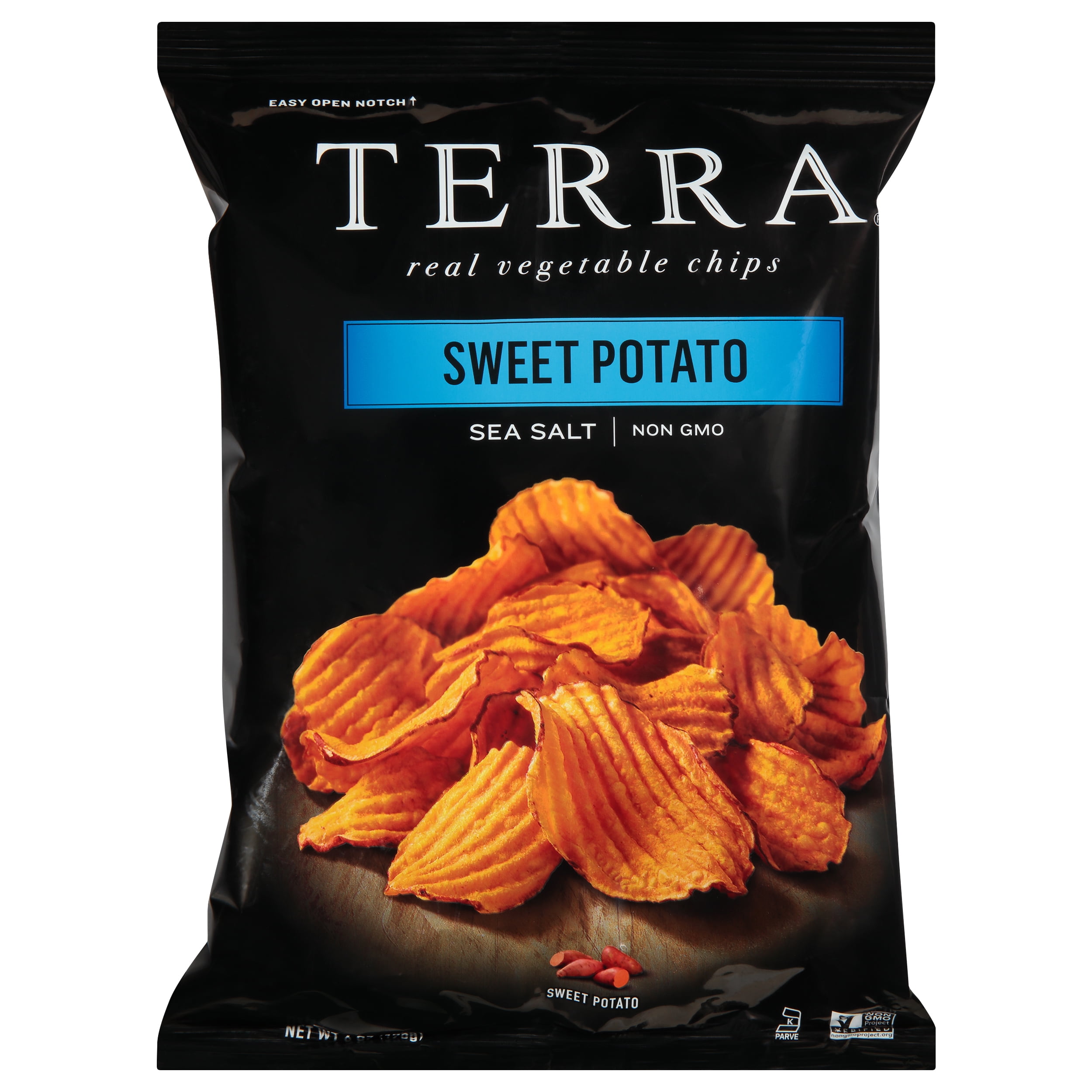 Terra Chips Sweet Potato Chips Sea Salt 5 oz (Pack Of 12) - Walmart.com