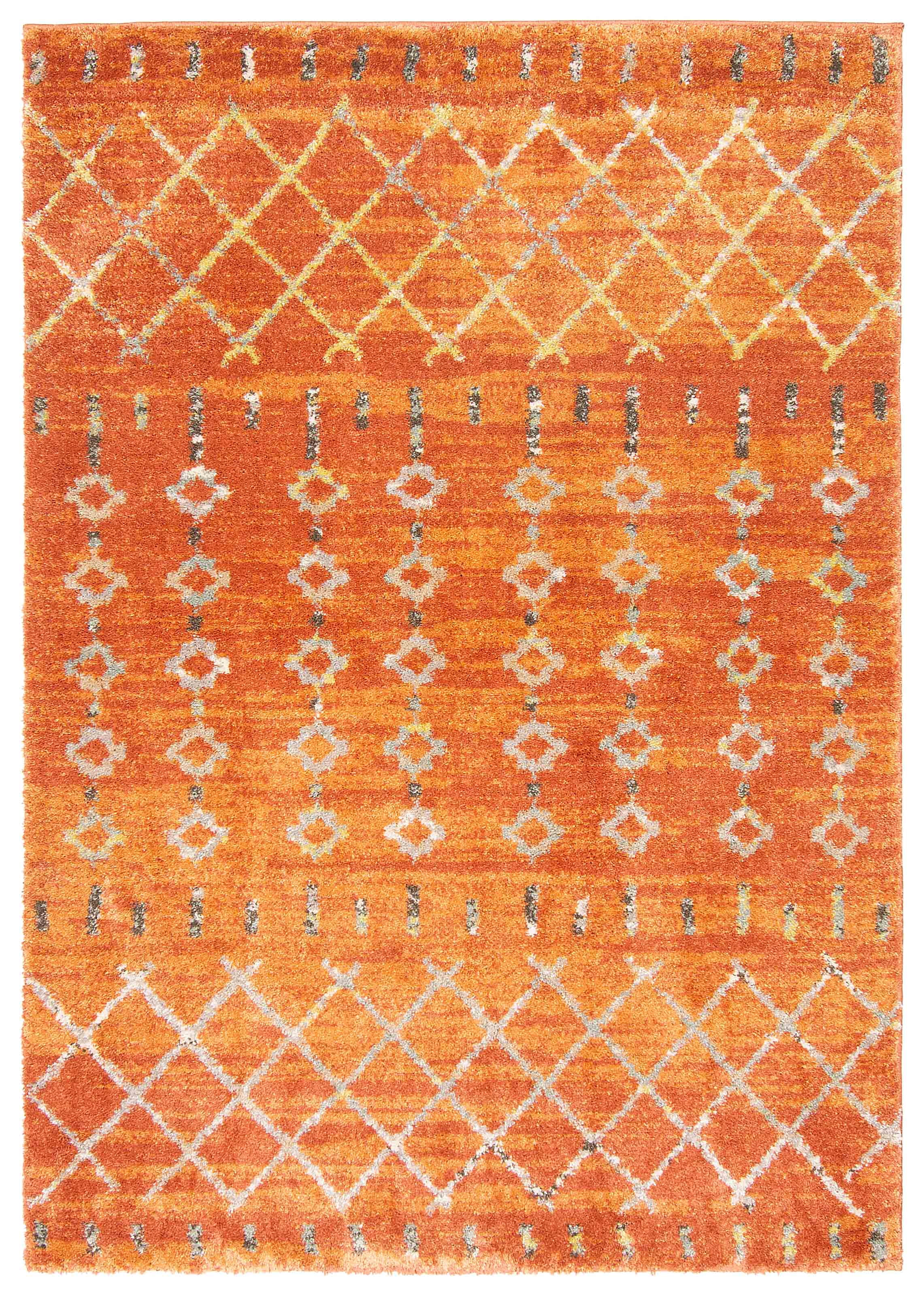 Terra Copper Polypropylene Rug 5'3" x 7'3" - Walmart.com