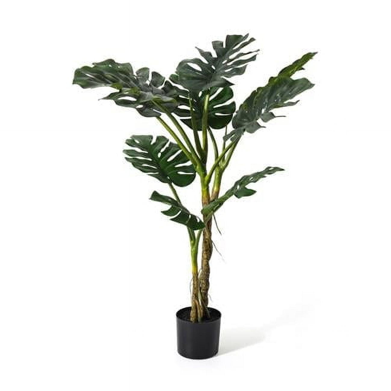 Terra Green Foliage AT8060-120-MO 47 in. Monstera Artificial Tree with ...