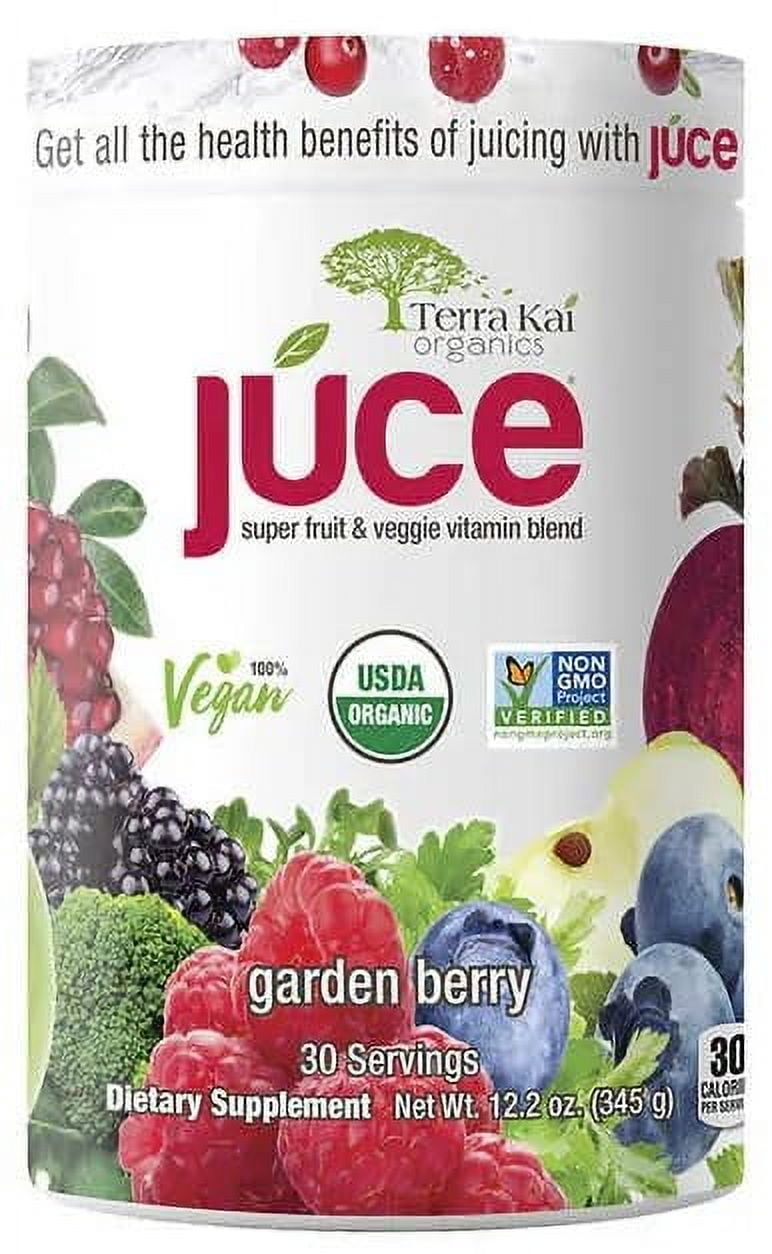 YQC Terra-Kai Organics Juce Super Fruit and Veggie Blend Drink, 12.2 ...