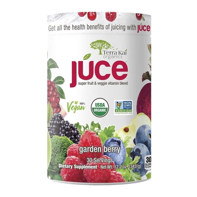 Terra Kai Juce Super Fruit and Veggie Powder, 12.2 oz, 64 Superfoods ...