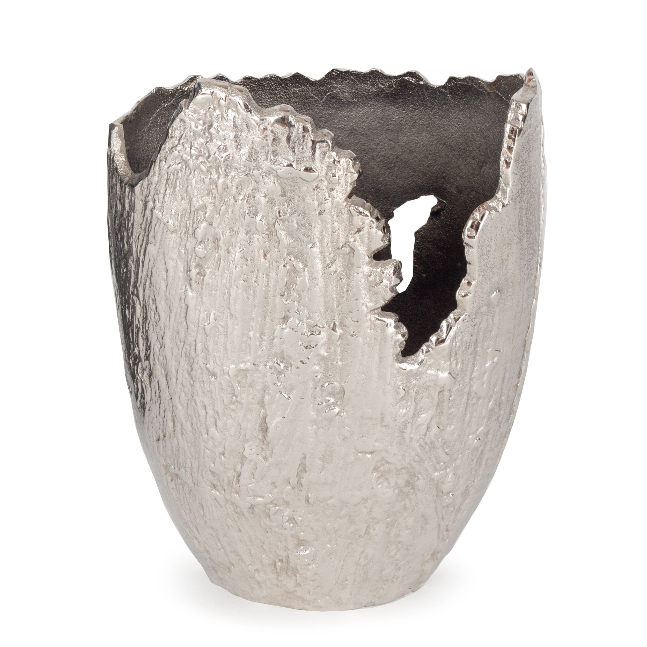 Terra Decorative Metal Vase Small, Nickel - Walmart.com