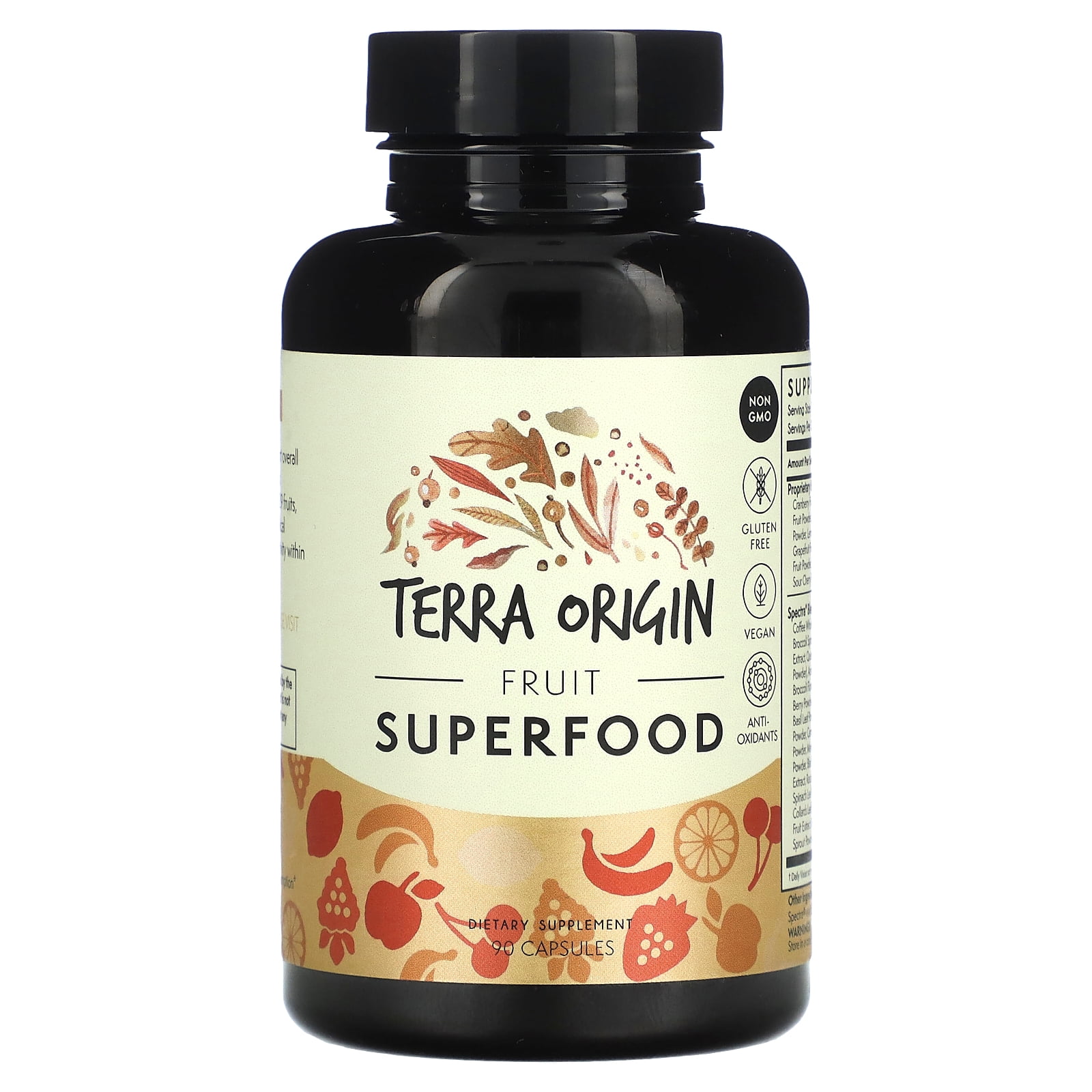 Terra Origin Fruit Superfood, 90 Capsules - Walmart.com
