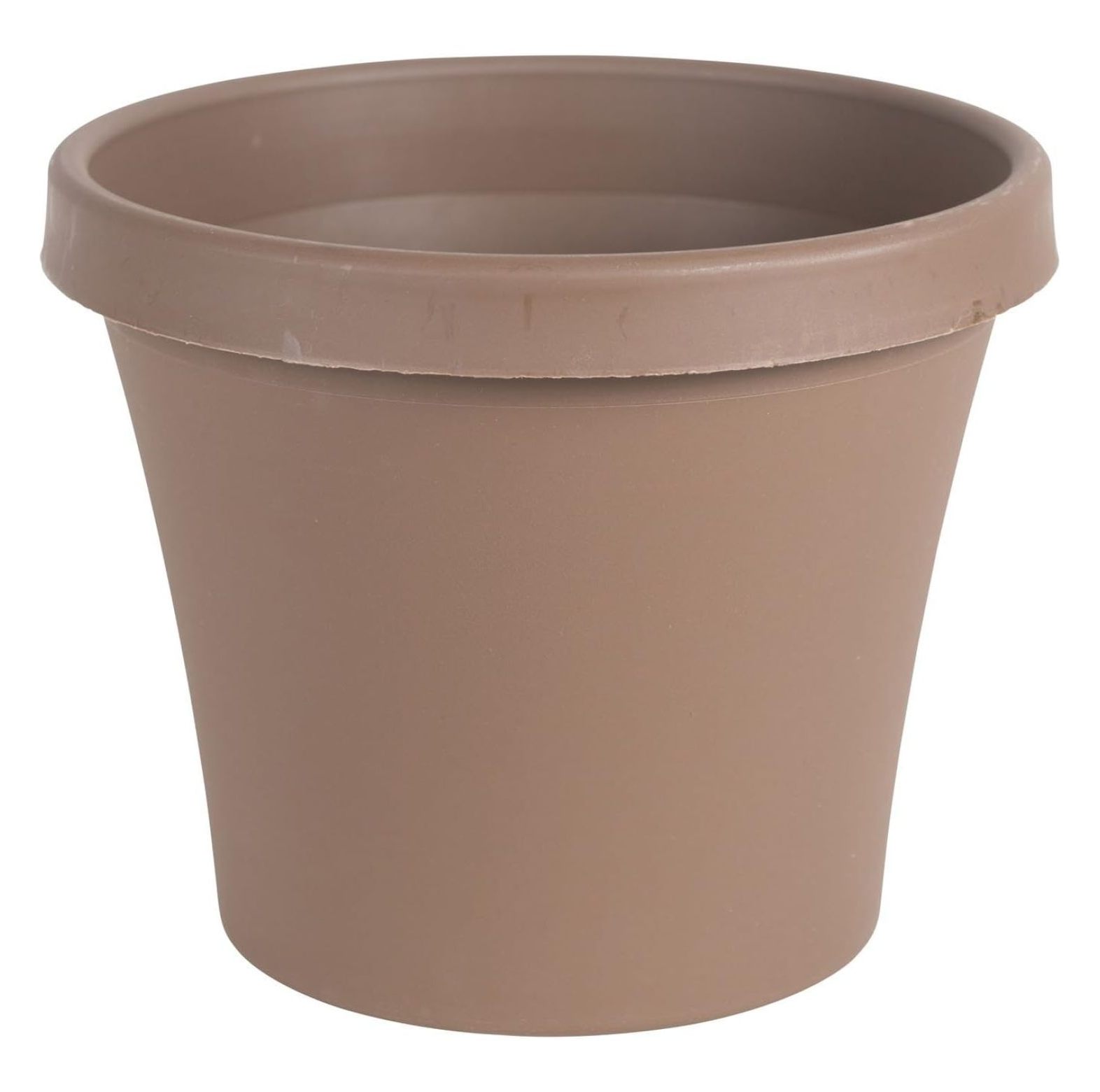 Terra Pot Planter 14 Inch - Chocolate Resin Outdoor Planter ...