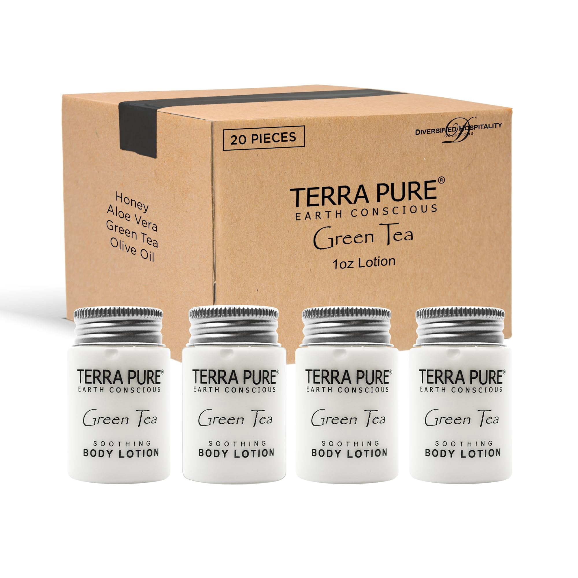 Terra Pure Body Lotion, Travel Size Hotel Amenities, 1 oz (Case of 20 ...