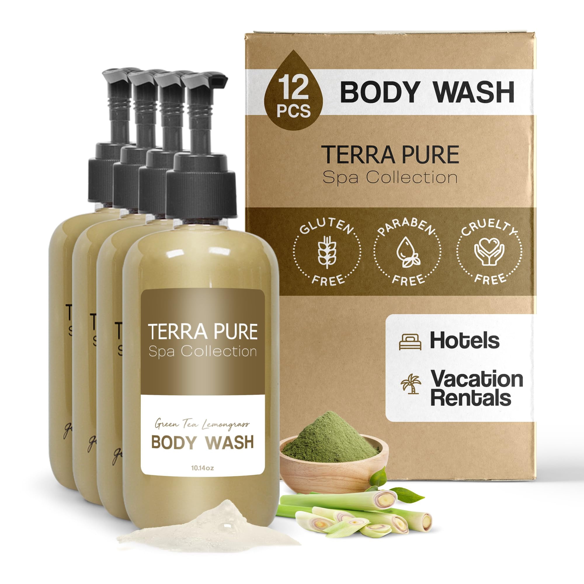 Terra Pure Body Wash | Spa Collection | Hotel Amenities in Pump Bottle ...