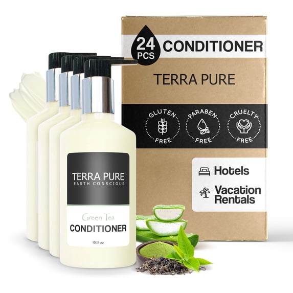 Terra Pure Green Tea Conditioner, 10.14 oz. With Organic Honey And Aloe ...