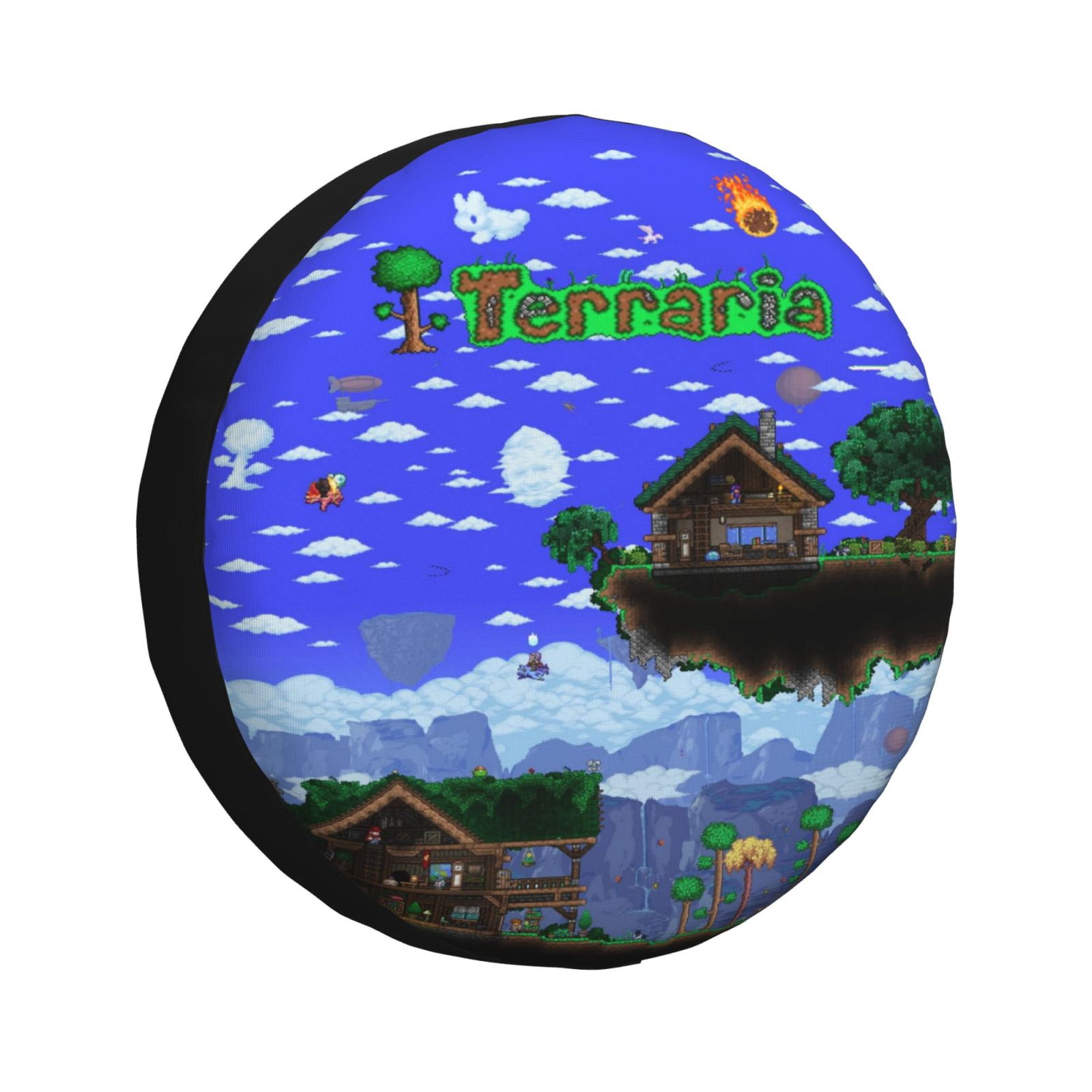 Terra-Ria0 Game Tire Cover Cartoon Weatherproof Universal Wheel ...