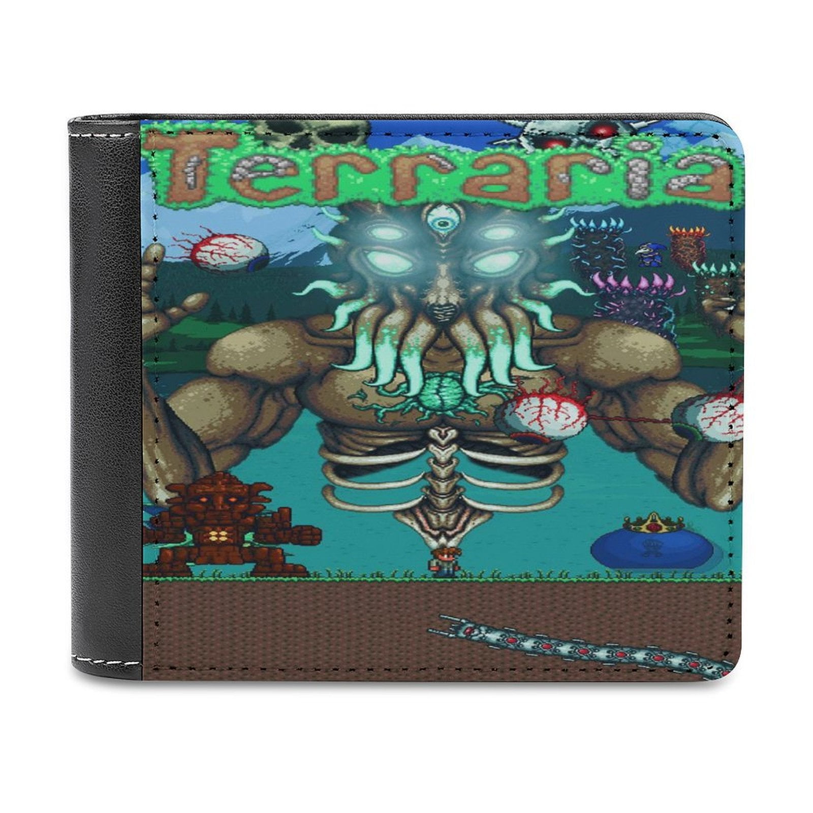 Terra-Ria0 Game Wallet for Men Leather Purse Clutch Card Holders Travel ...