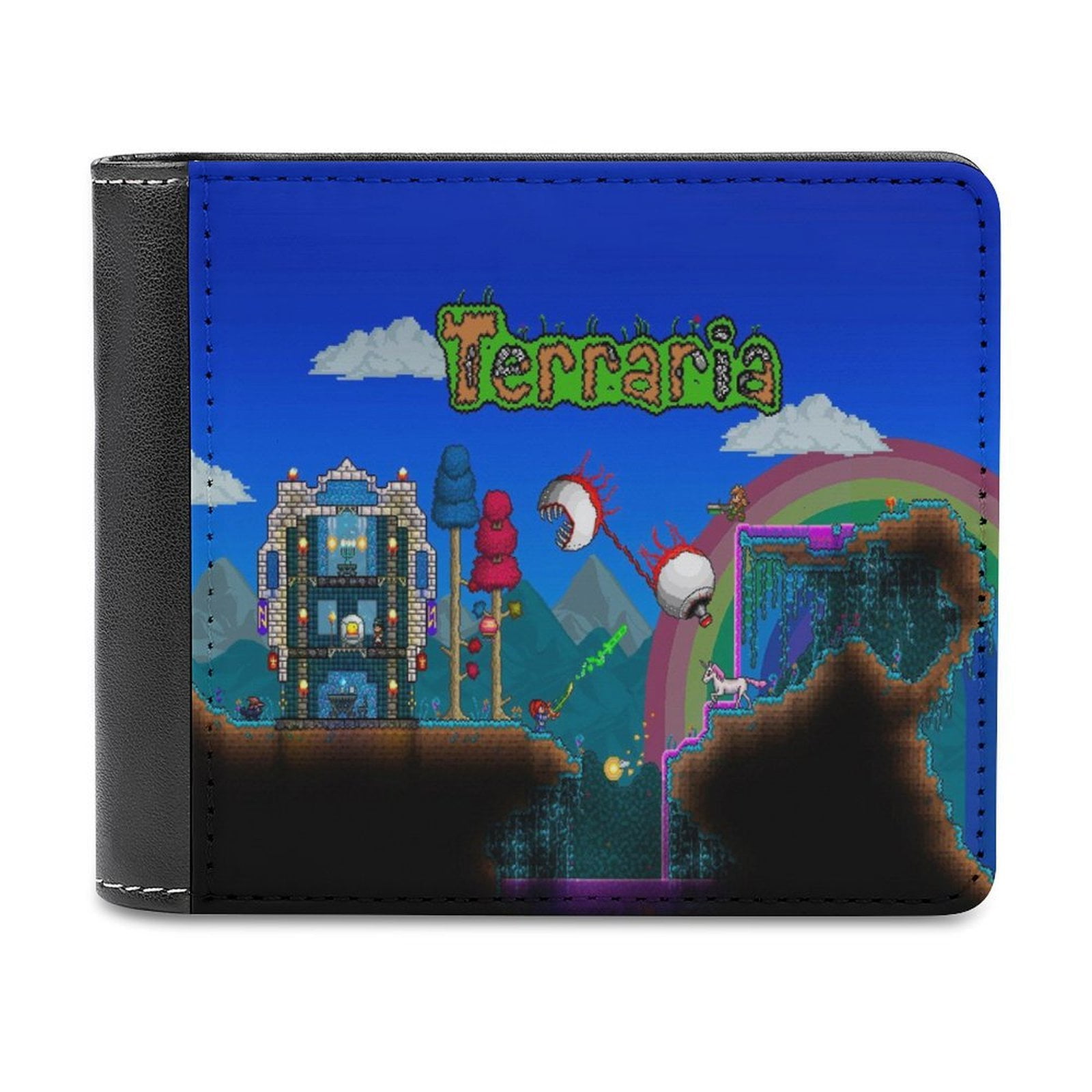 Terra-Ria0 Game Wallet for Men Leather Purse Clutch Card Holders Travel ...