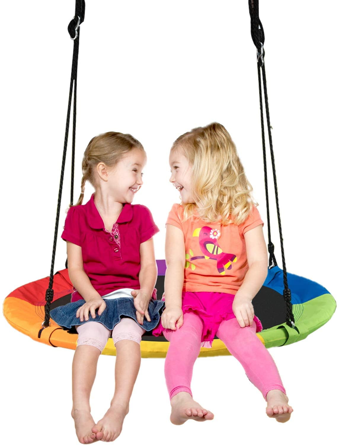 Terra Saucer Tree Swing 40 Inch, 330 lb Weight Capacity Outdoor Flying ...