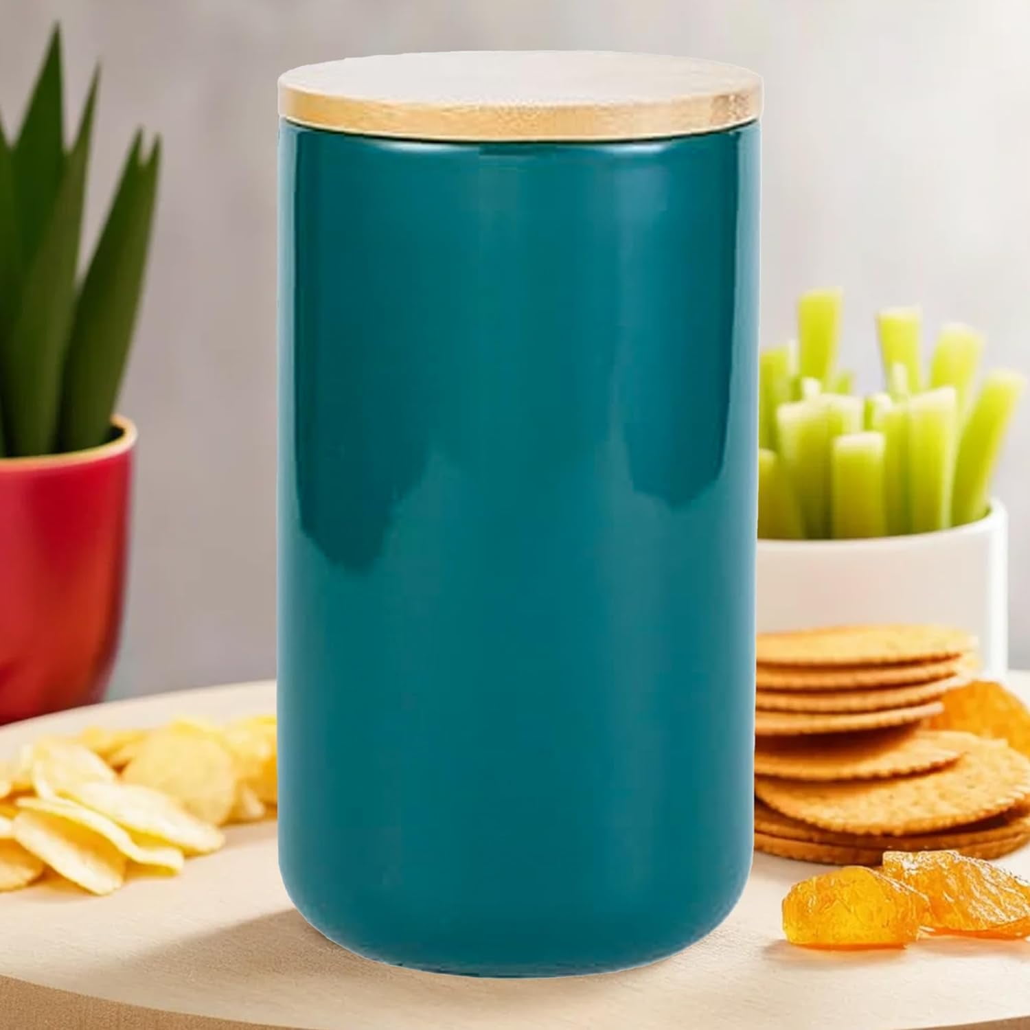 Terra Series Ceramic Airtight Container For Kitchen Storage 1 Pcs - 1 ...