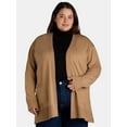 Terra & Sky Women's Fine Gauge Cardigan, Lightweight; Sizes 0X-4X - Walmart.com