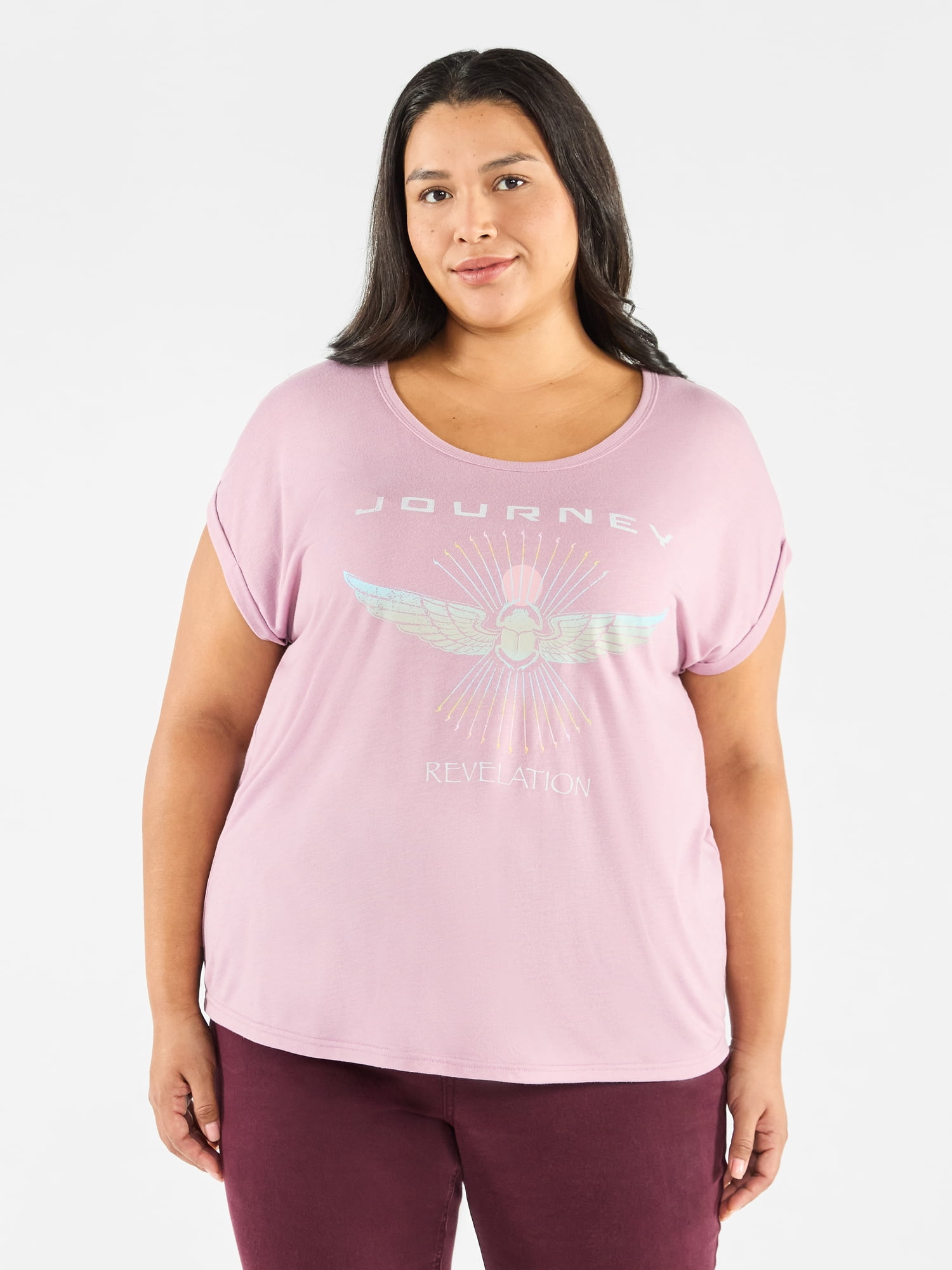 Terra & Sky Women's Plus Graphic T-Shirt, Revelation, Sizes 0X-5X ...