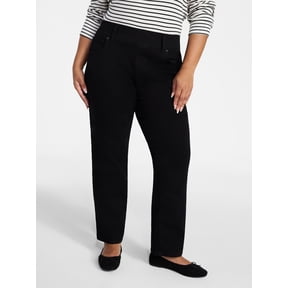 Terra & Sky Women's Plus Pull-On High Rise Straight Leg Jegging, 29 ...
