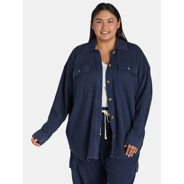 Terra & Sky Women's Plus Size Denim Utility Dress, Sizes 0X - 5X - Walmart.com