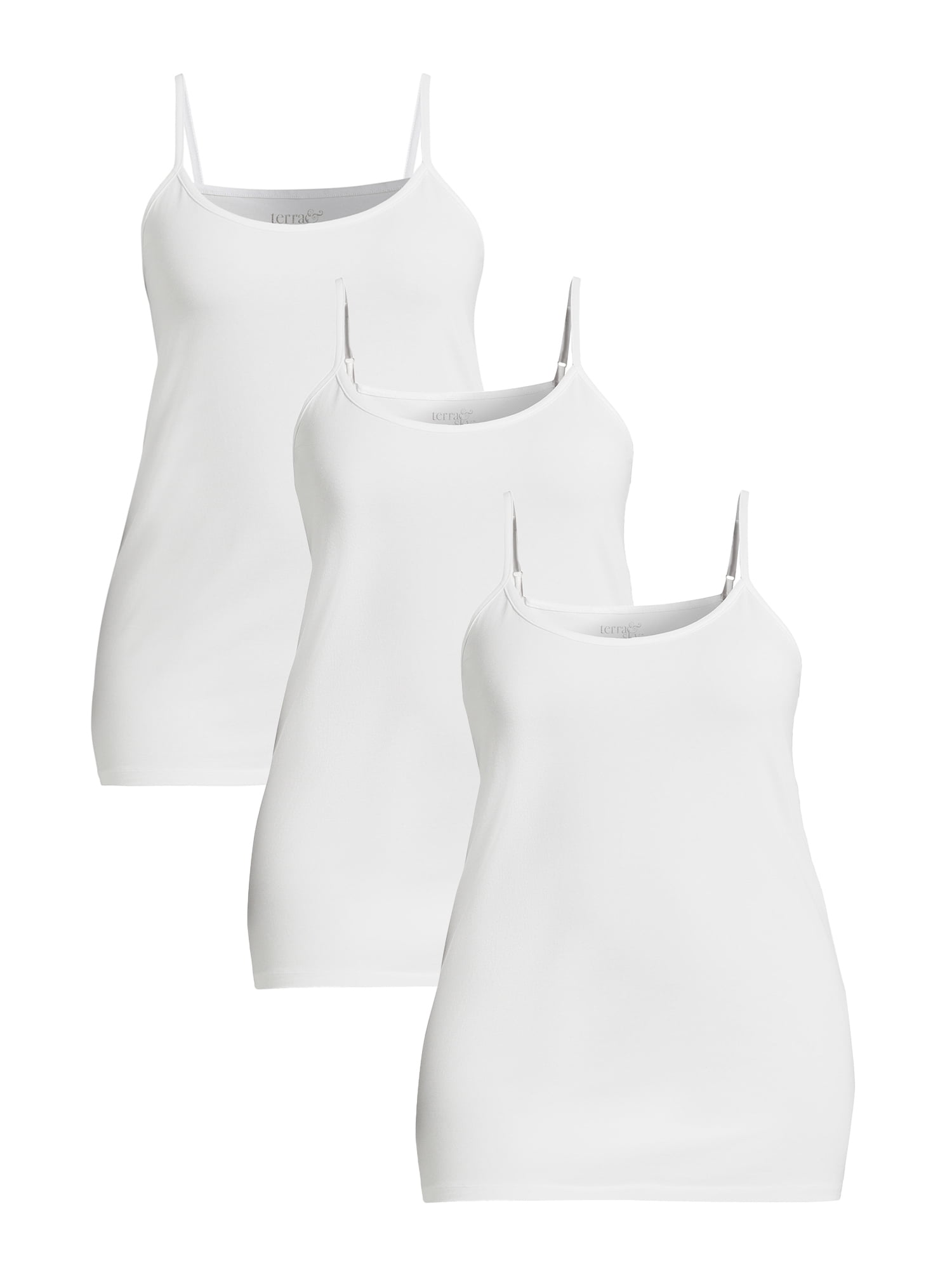 Terra & Sky Women's Plus Size Cami, 3-Pack - Walmart.com