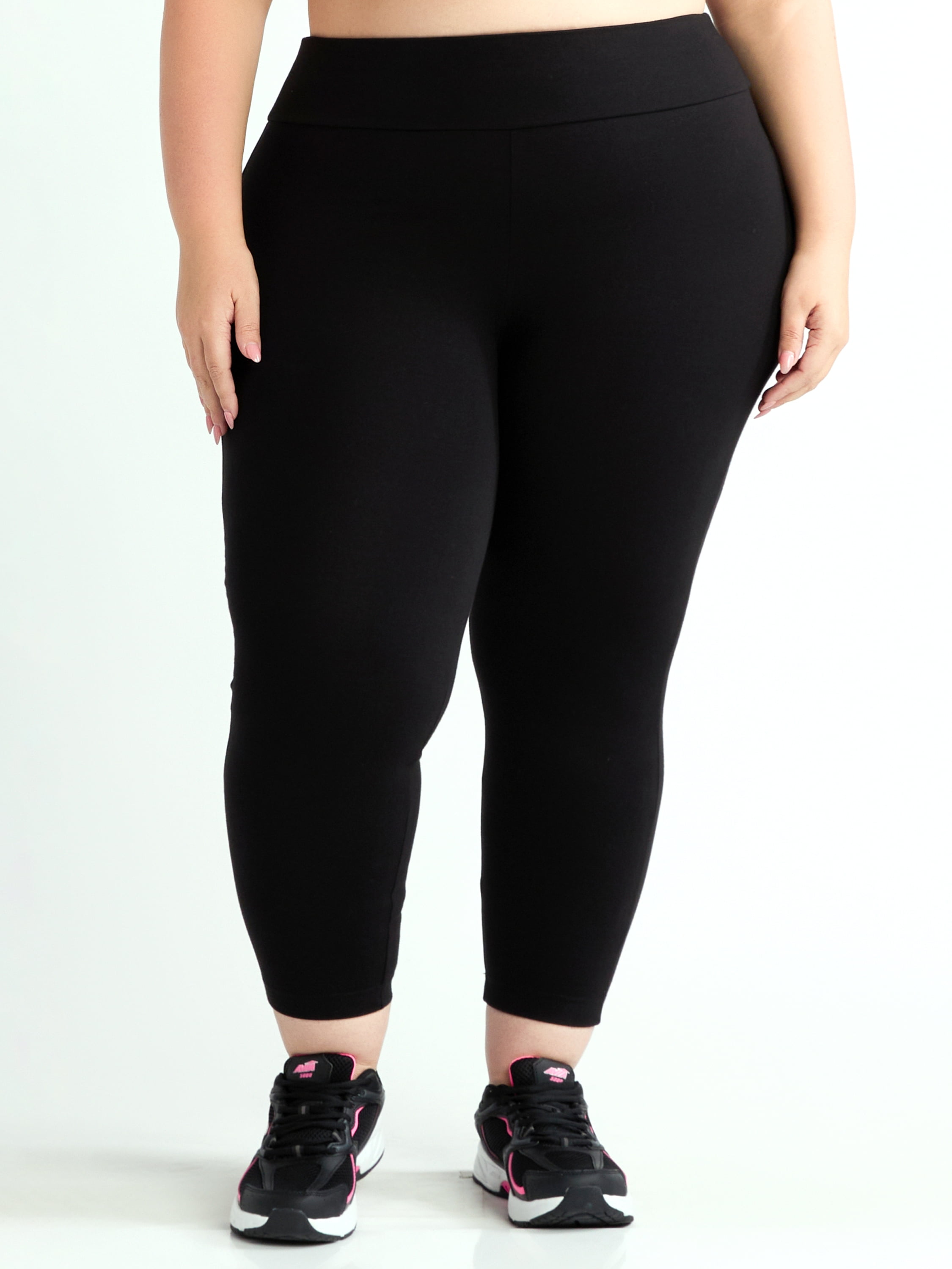 Terra & Sky Women's Plus Size Capri Ladder Legging, Sizes 0X-4X ...