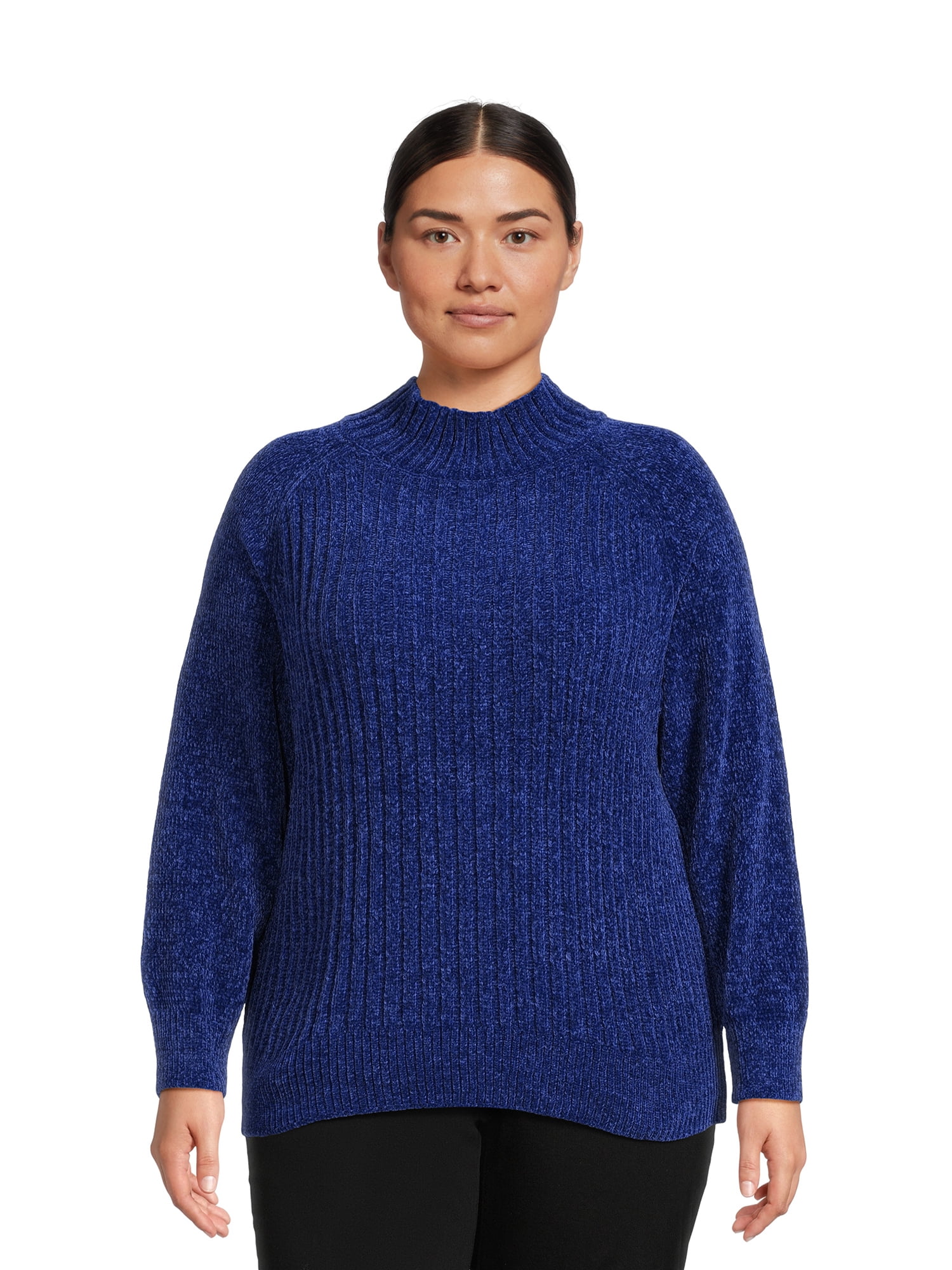 Terra & Sky Women's Plus Size Chenille Sweater, Sizes 0X-4X - Walmart.com