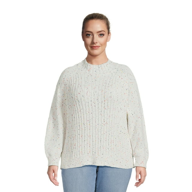 Terra & Sky Chenille Sweater - Plus Size 0X-4X - Walmart.com