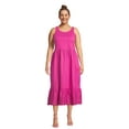 Terra & Sky Women's Plus Size Cotton Tank Dress - Walmart.com