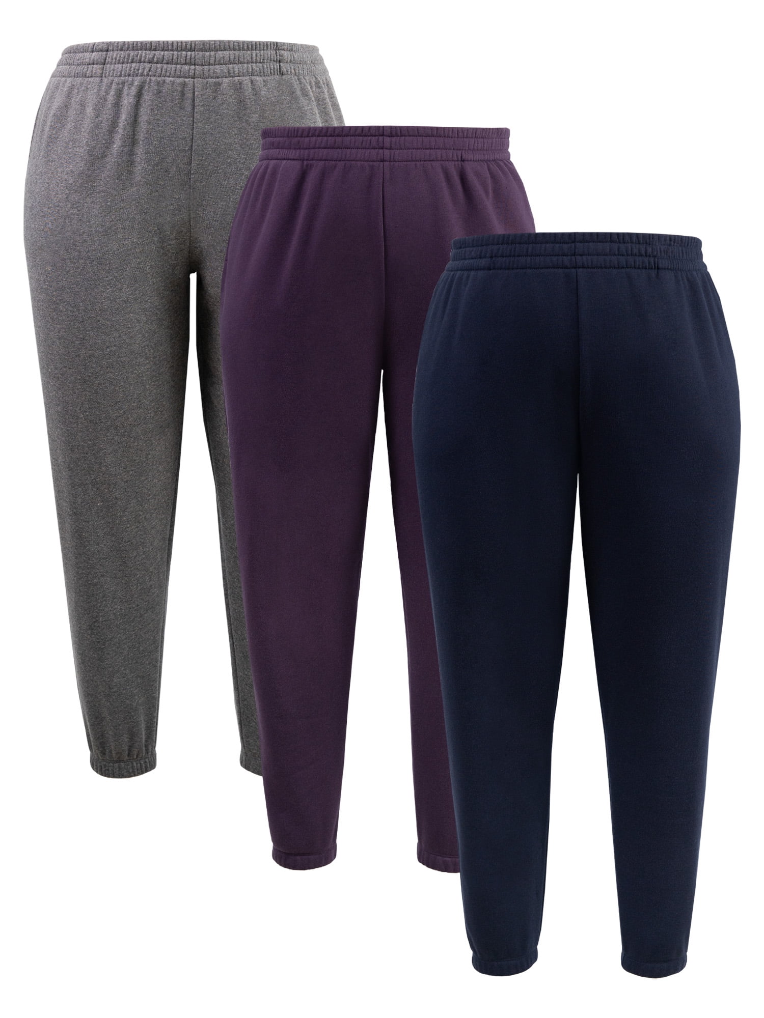 Terra & Sky Women's Plus Size Fleece Sweatpant, Available in 1,2, 3 ...