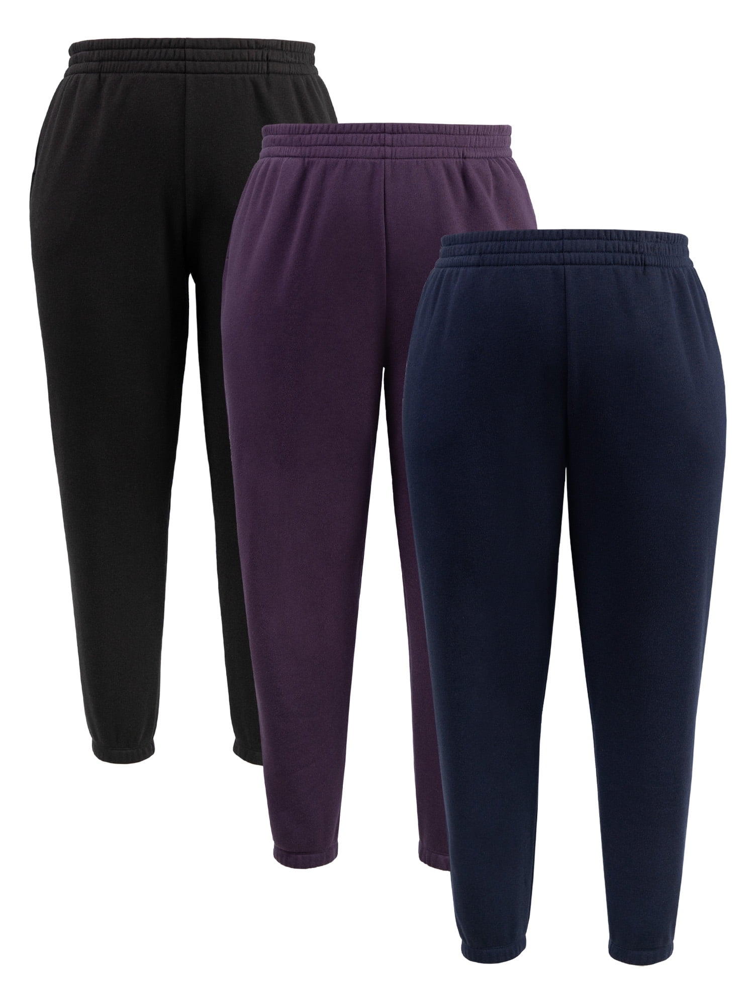 Terra & Sky Women's Plus Size Fleece Sweatpant, Available in 1,2, 3 ...
