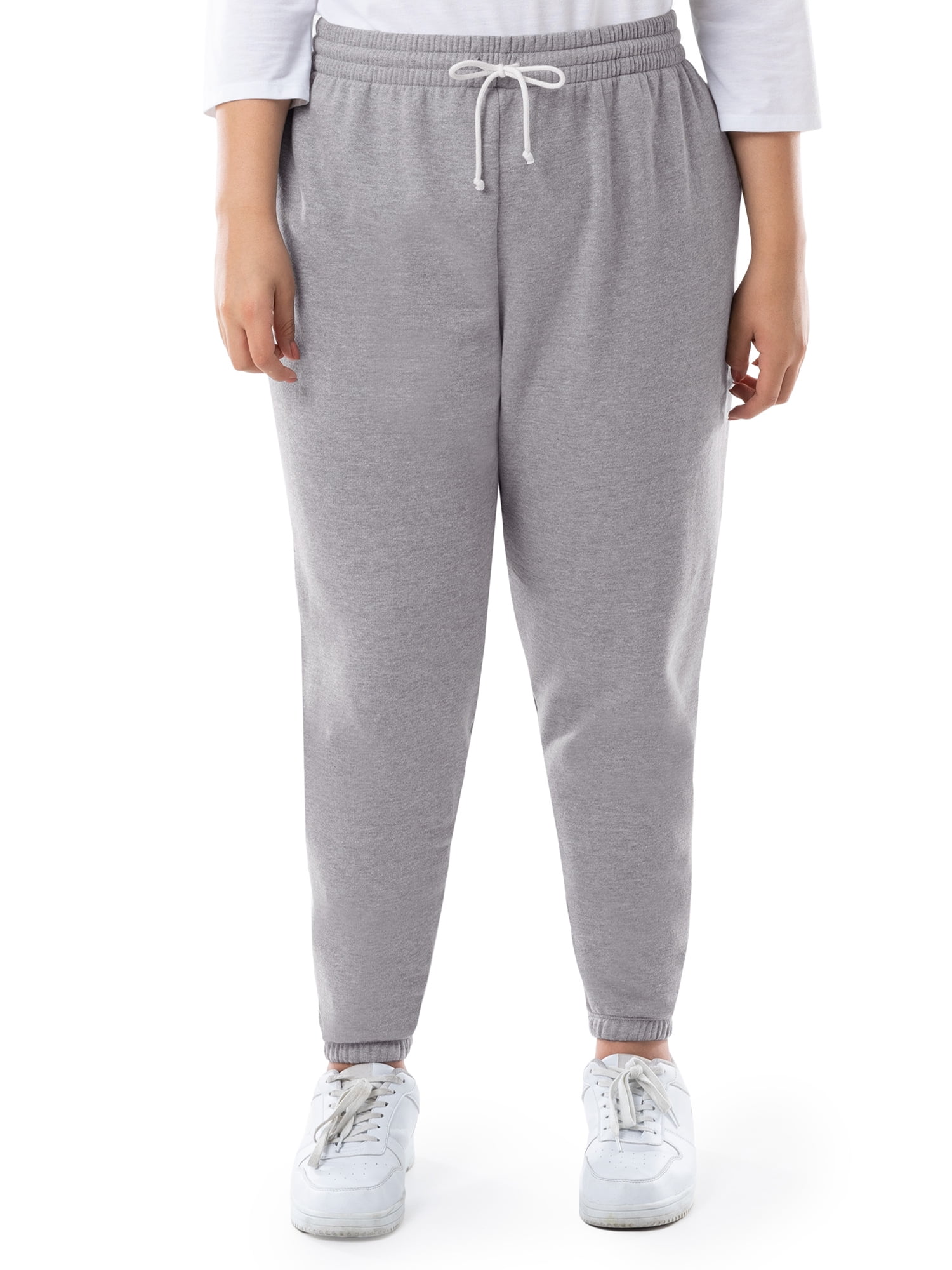 Terra & Sky Women's Plus Size Fleece Sweatpants - Walmart.com