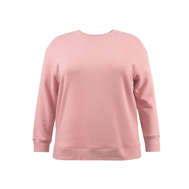 Terra & Sky Women's Plus Size Fleece Sweatshirt, Available in 1,2, and ...