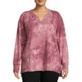 Terra & Sky Women's Plus Size French Terry Sweatshirt - Walmart.com