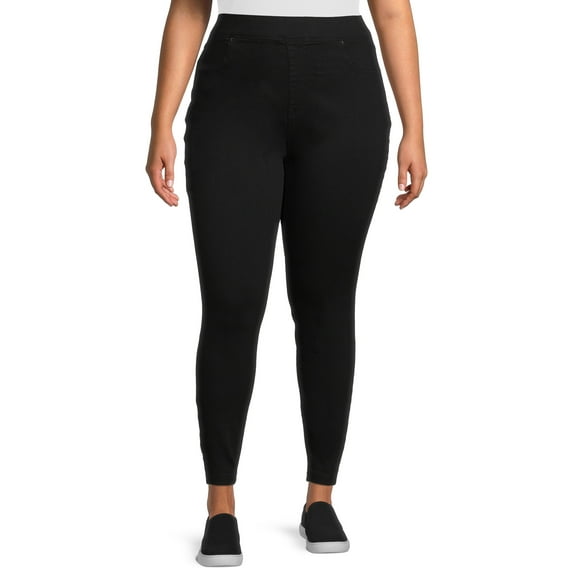 Terra & Sky Women's Plus Size Flare Leggings, Sizes 0X-4X - Walmart.com