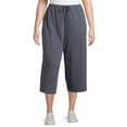 Terra & Sky Women's Plus Size Pull-On Knit Capris - Walmart.com