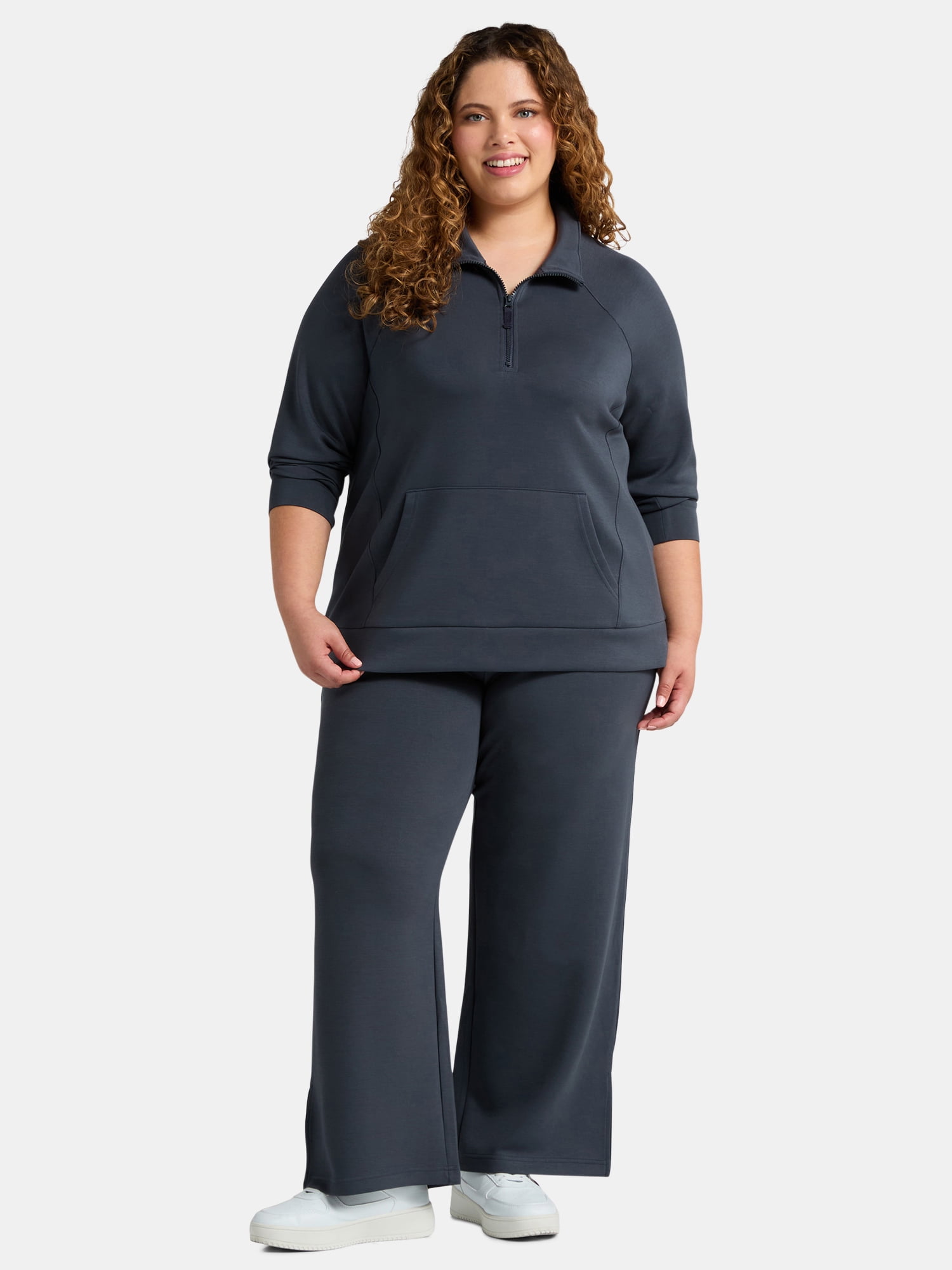 Terra & Sky Women's Plus Size Scuba Set - Walmart.com