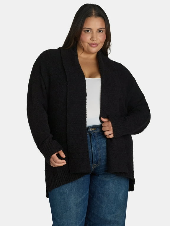 Terra & Sky Women's Plus Size Open Cardigan, Sizes 0X-5X - Walmart.com
