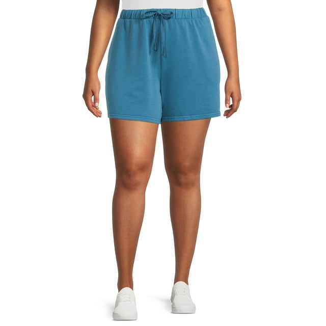 Terra & Sky Women’s Plus Size Terry Cloth Shorts - Walmart.com