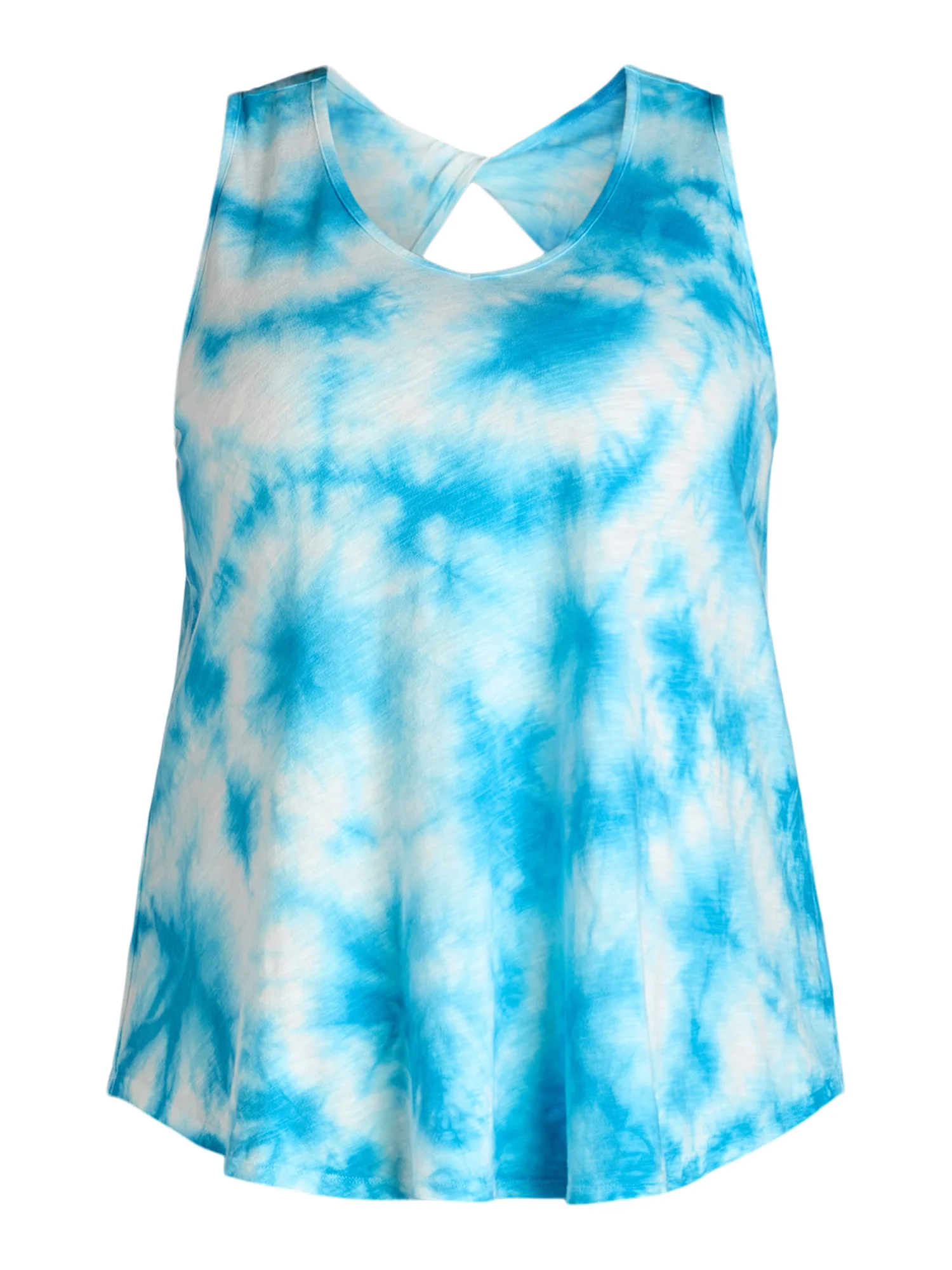 Terra & Sky Cotton Twist Back Tank Top, 2-Pack (Women’s Plus) - Walmart.com