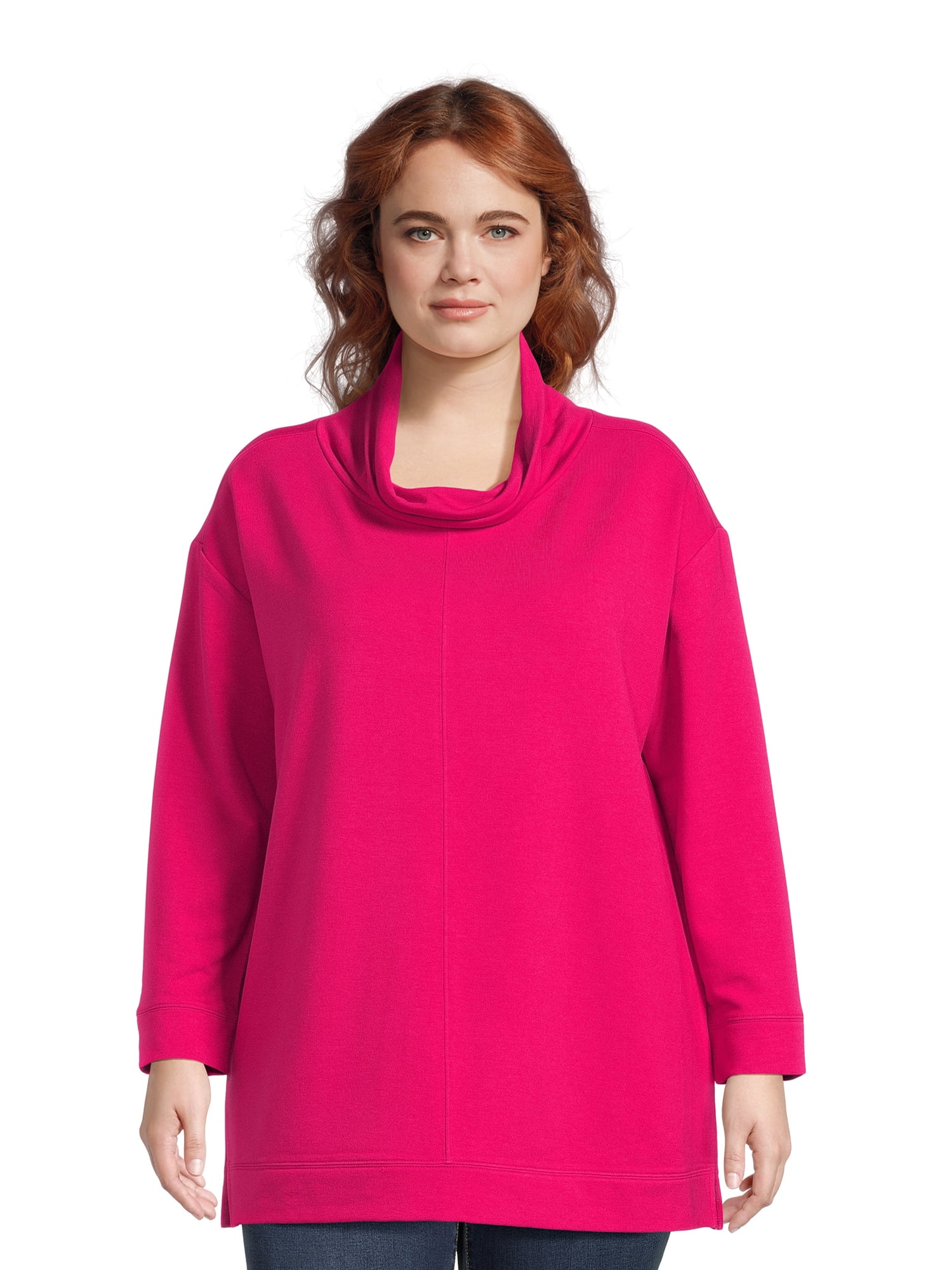 Terra & Sky Women`s Plus Size Ts Funnel - Walmart.com