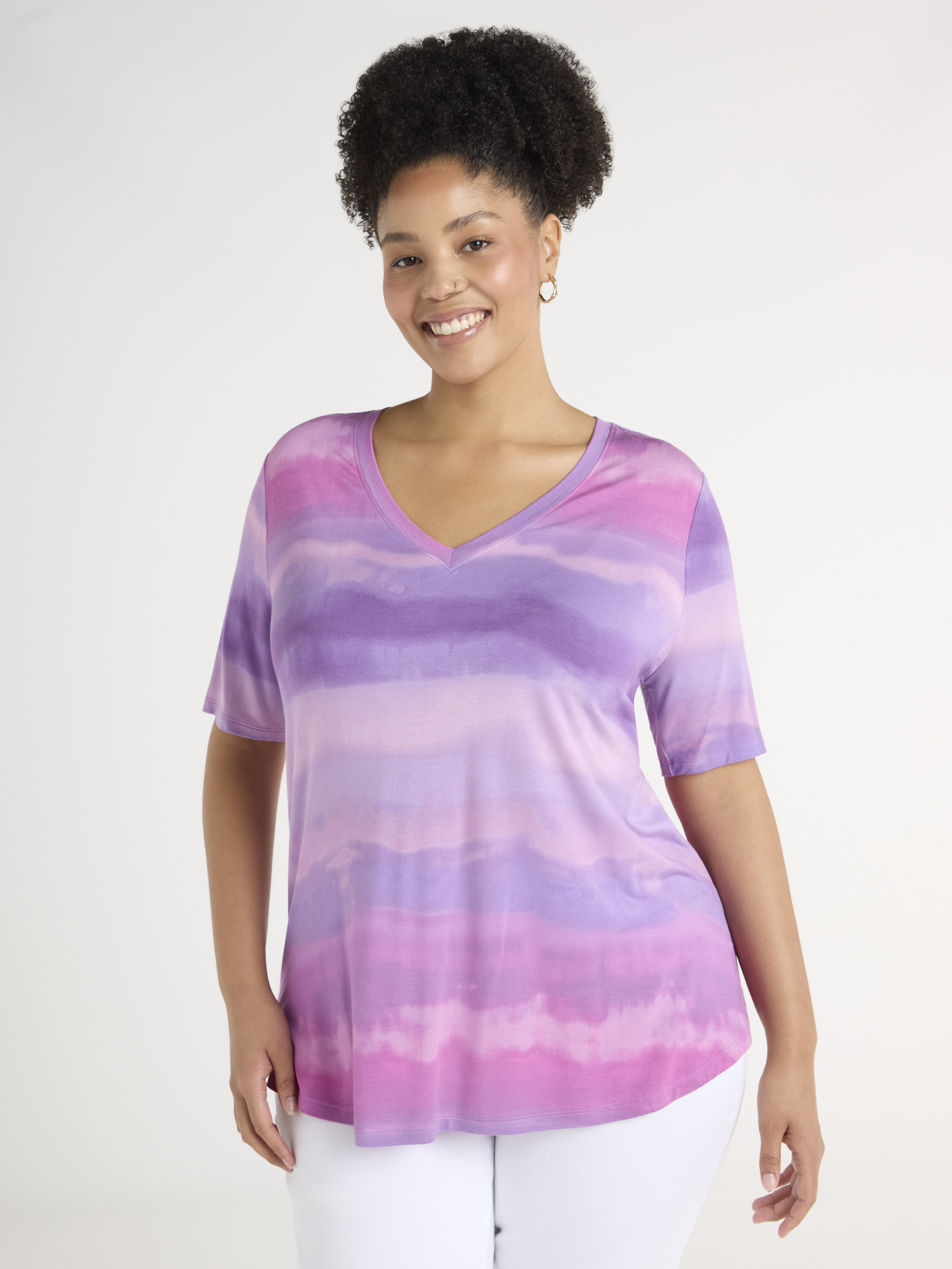 Terra & Sky women's Plus Size Tunic Tee - Walmart.com