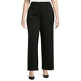Terra & Sky Women's Plus Size Wide Leg Dress Pants, 30” Inseam ...