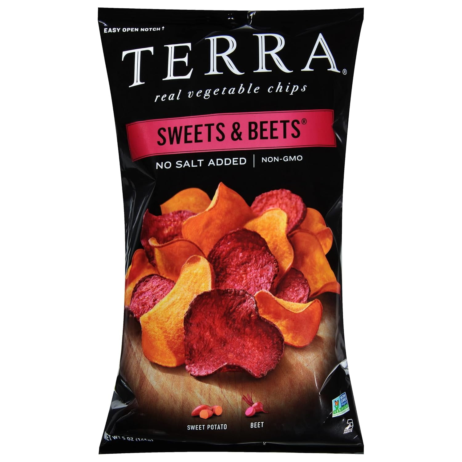 Terra, Vegetable Chips, 5 oz, No Salt Added, Sweets & Beets - Walmart.com