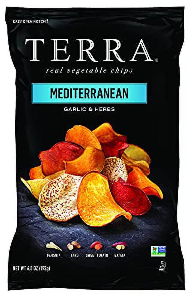 Terra Vegetable Chips, Mediterranean Garlic & Herbs, 6.8 oz - Walmart.com