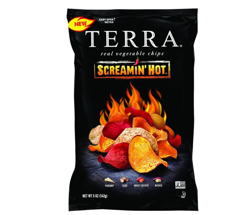 Terra Vegetable Chips, Screamin Hot, 5 oz. (Pack of 5) - Walmart.com
