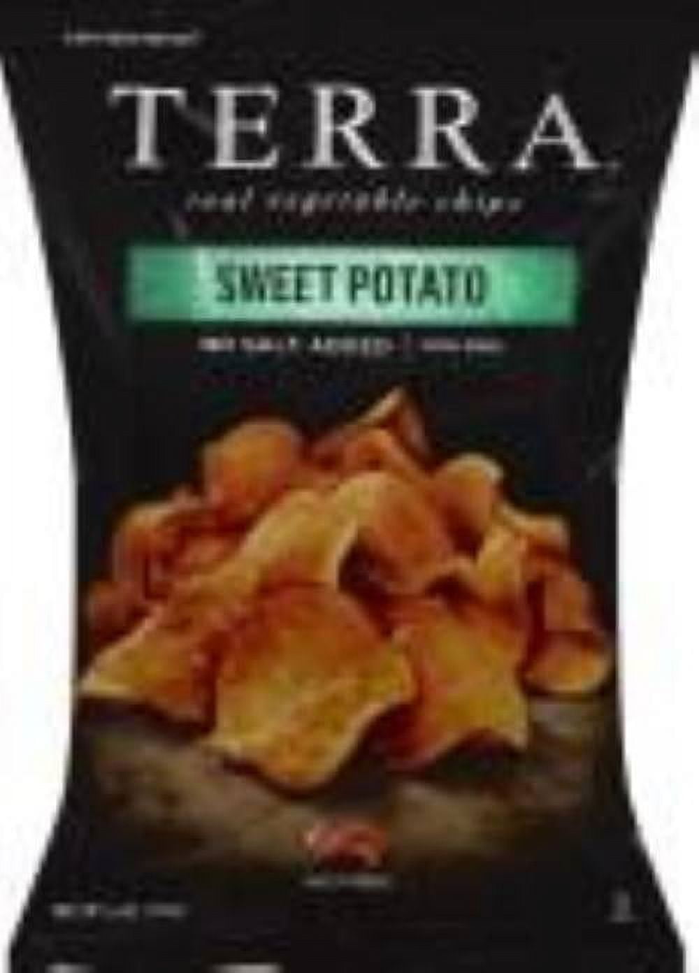 Terra Vegetable Chips, Sweet Potato with No Salt Added Real Vegetable ...