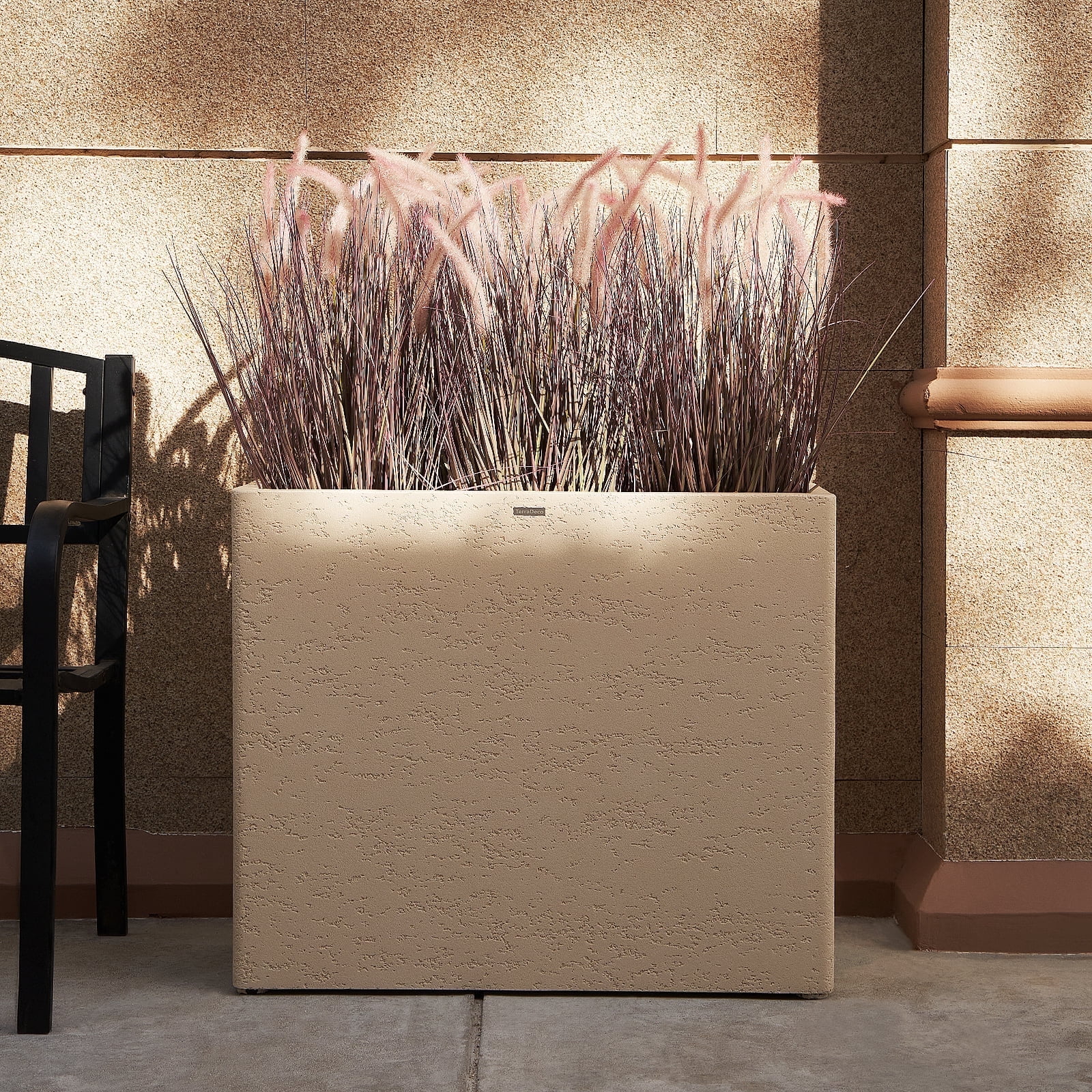 TerraDeco Tall Rectangular Composite Planter（30Lx12Wx25H，66 Pounds ...
