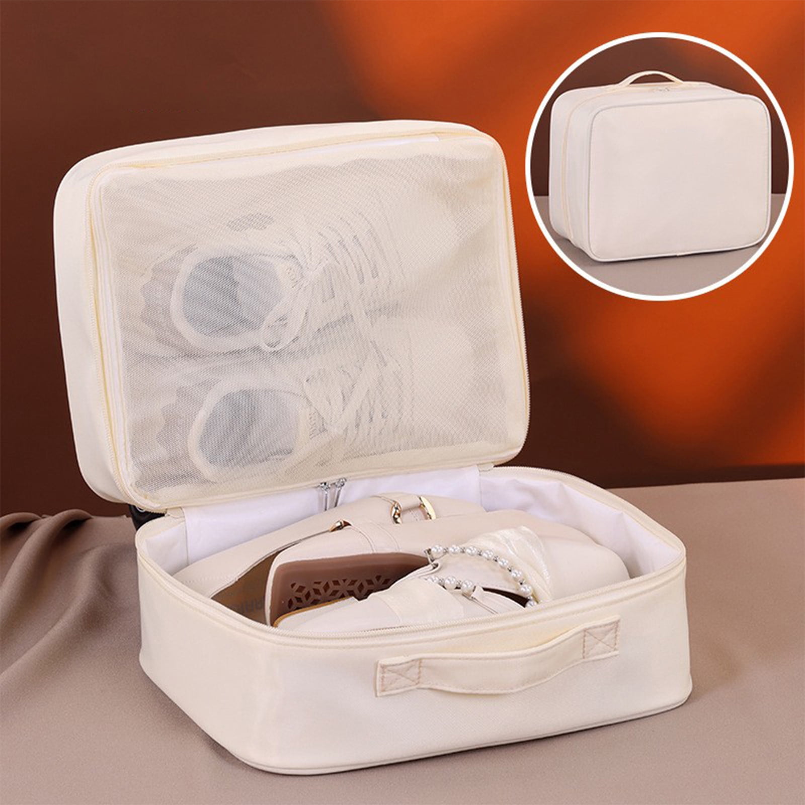 TerraHaven Double Large Shoe Organizer, Travel Portable Waterproof ...