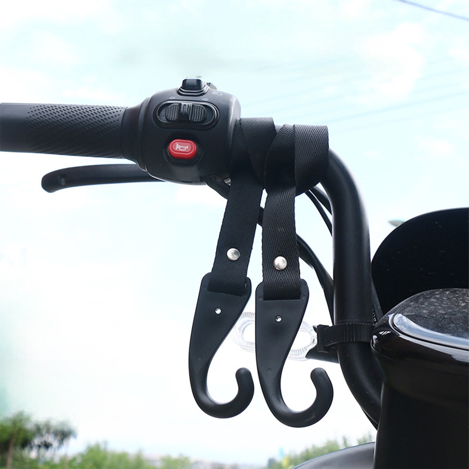 TerraHaven Heavy-Duty Non-Perforated Motorcycle Helmet Hook - Universal ...