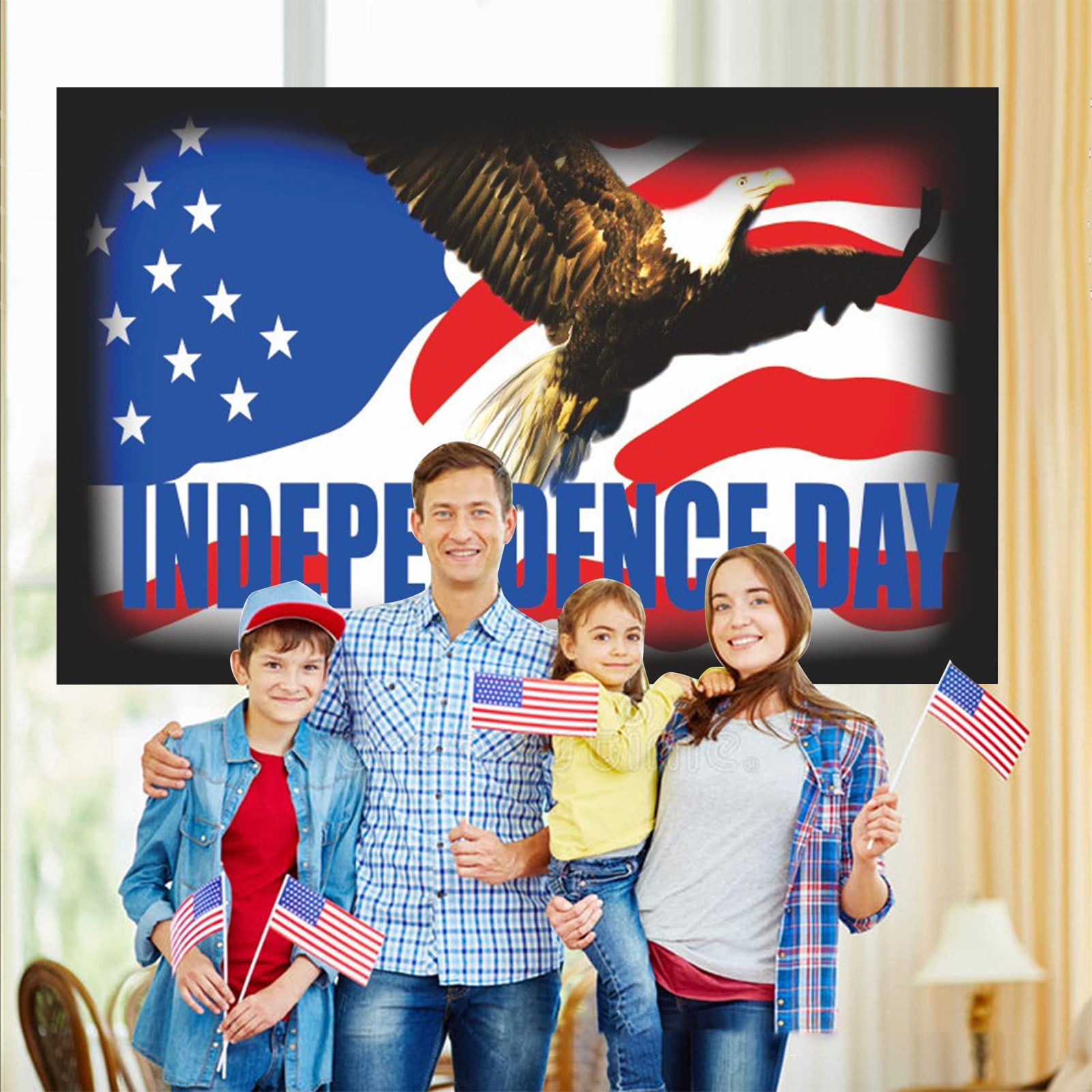 Pxyqht Independence Day Decorations, Congratulations Holiday Party ...