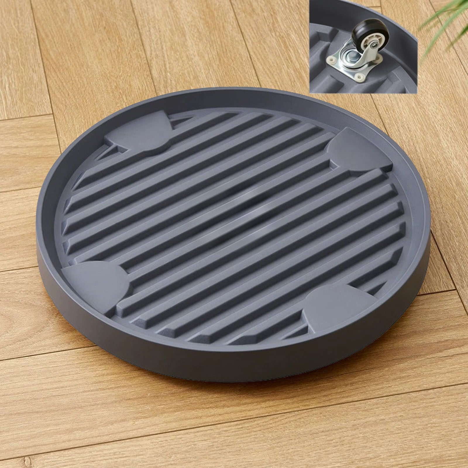 TerraHaven Plastic Roller Base with Wheels, Heavy Duty Movable Pot Cart ...