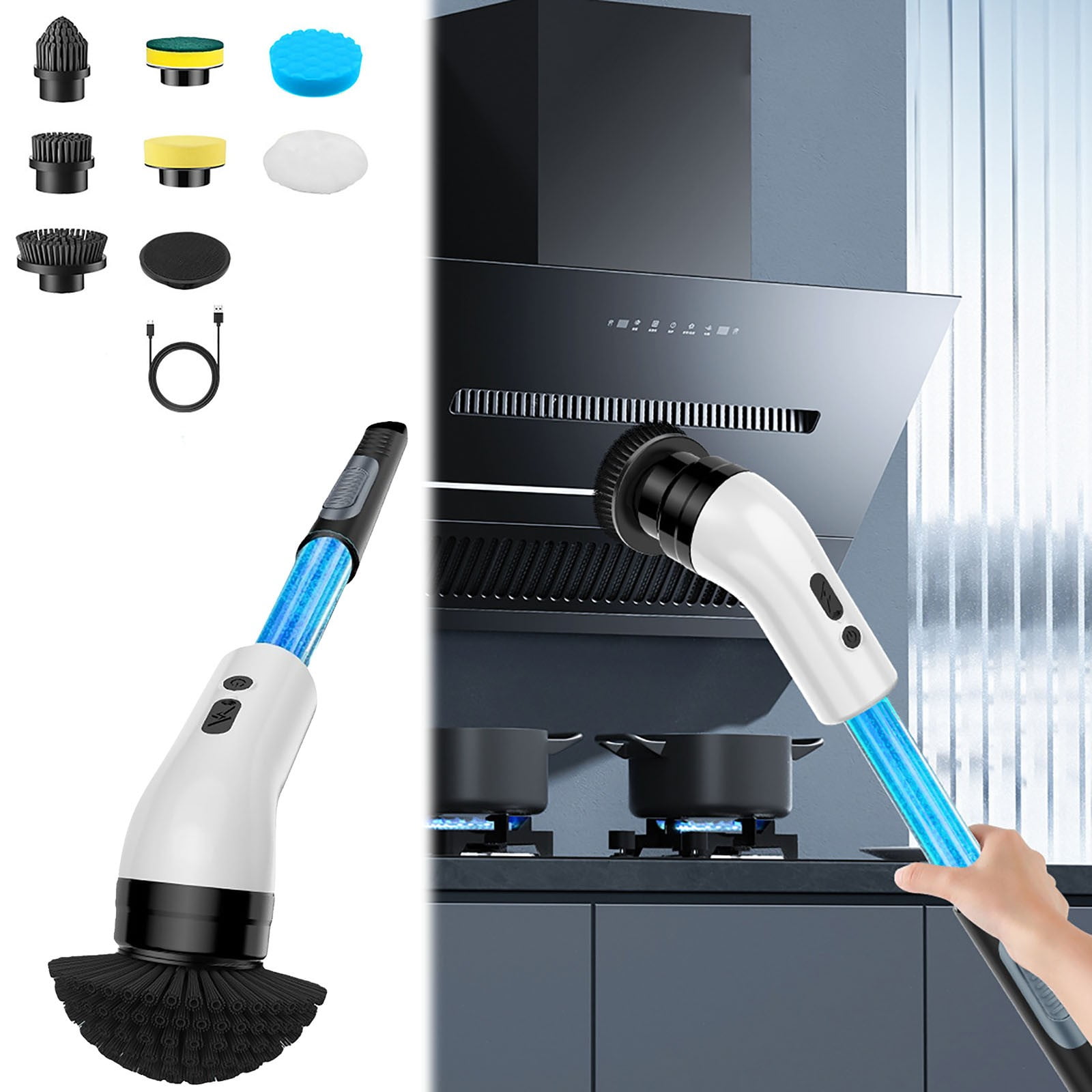 TerraHaven Rechargeable Multi-Functional Cleaning Brush - Automatic ...